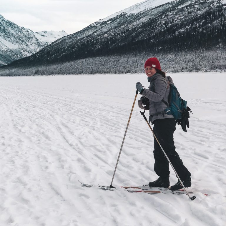 5. Cross-Country Ski Across a Frozen Lake